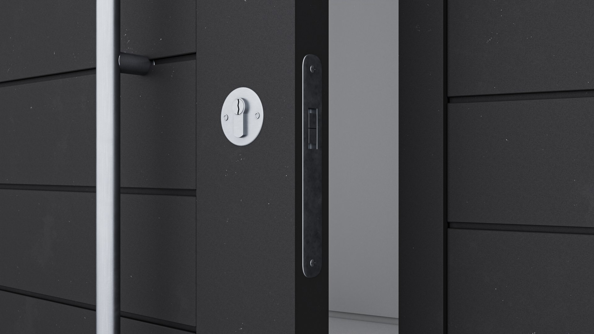 Aluminium Door 87 3D Model - TurboSquid 2020155