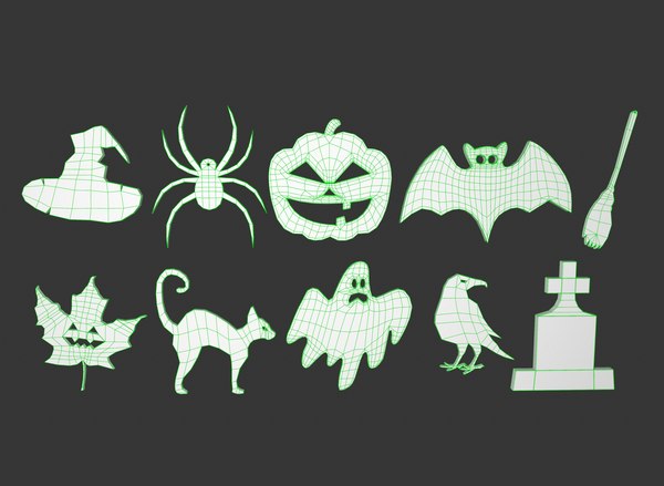 3D model decoration for halloween - TurboSquid 1800316