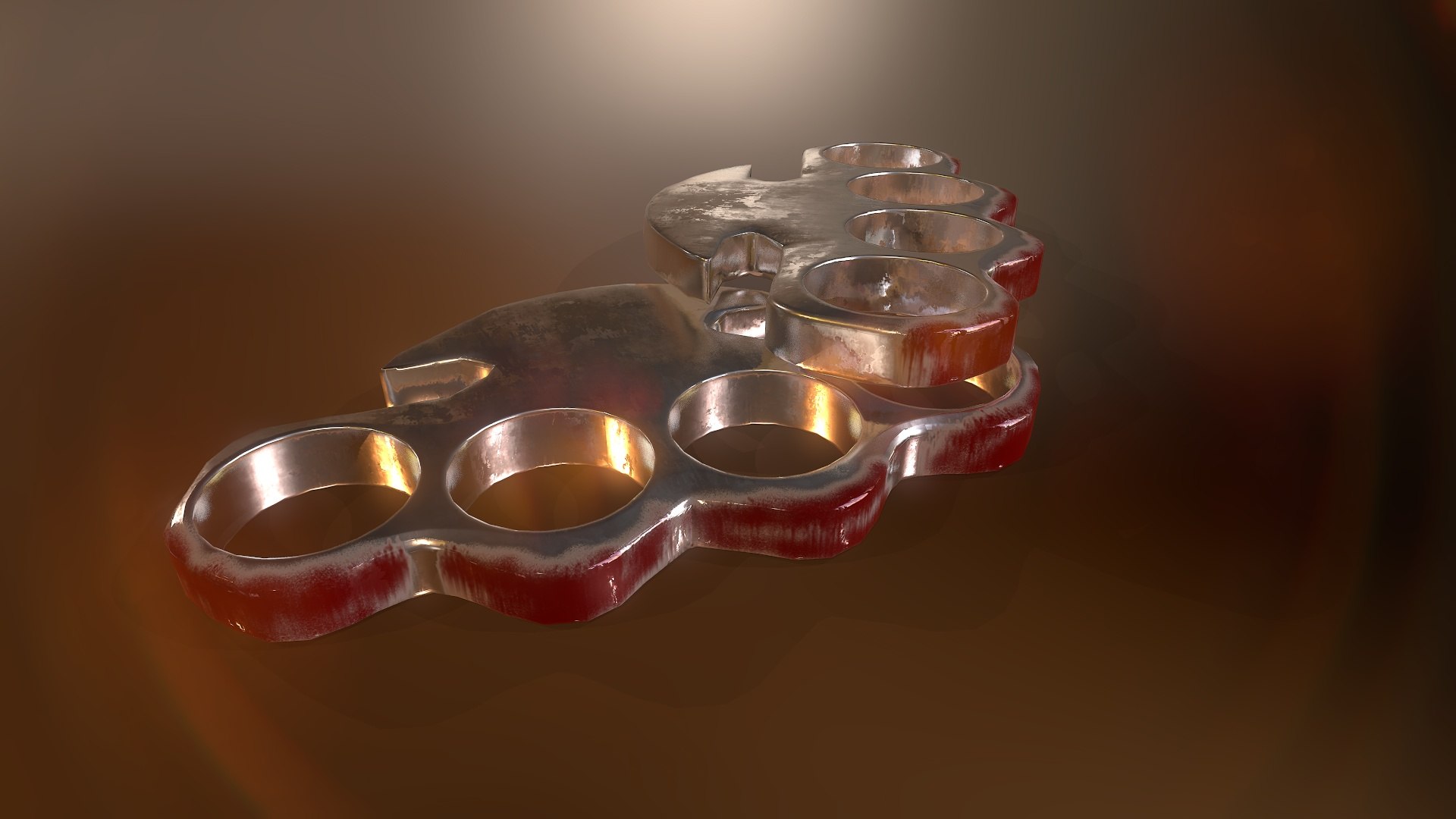 3D Model Metal Punch Ring - TurboSquid 1672005