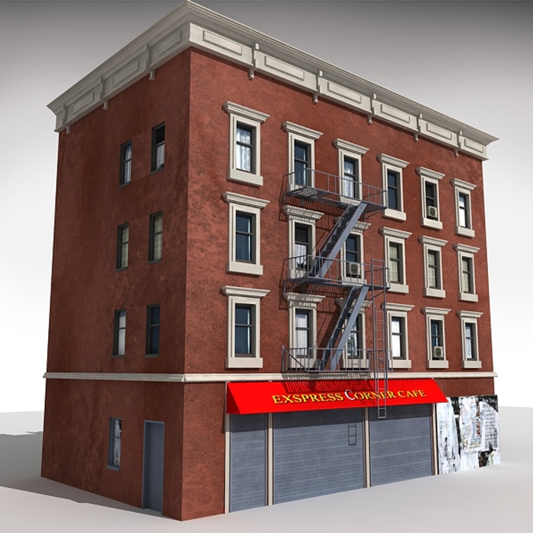 harlem building 3d model