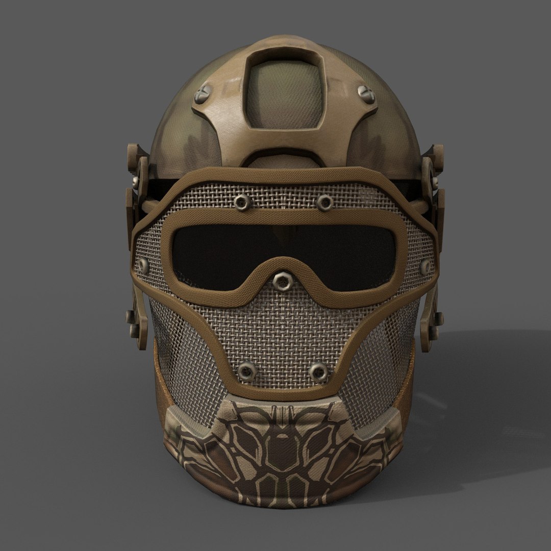 3D Helmet Character - TurboSquid 1486049