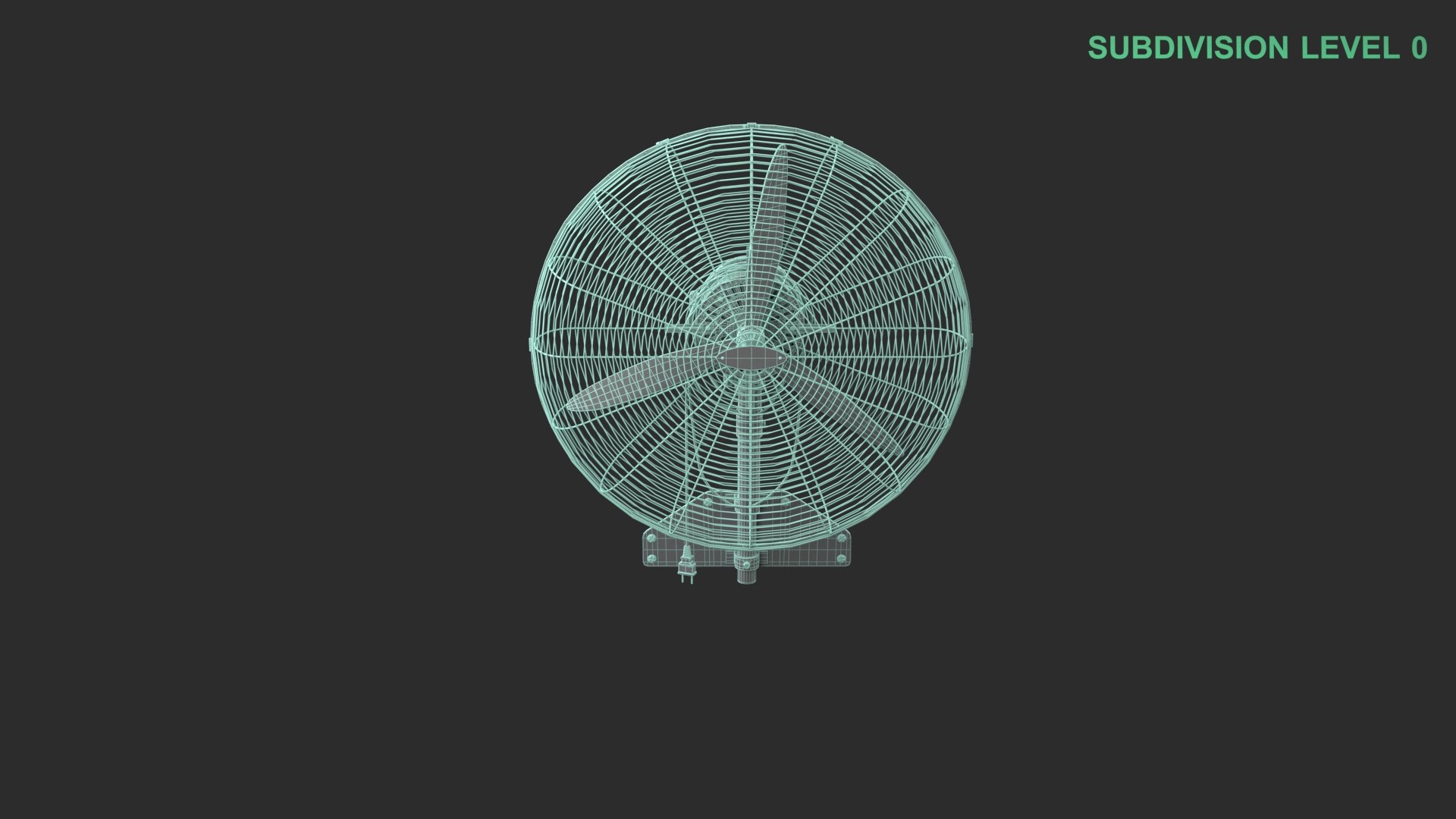Wall Mounted Fan 3D - TurboSquid 2352657
