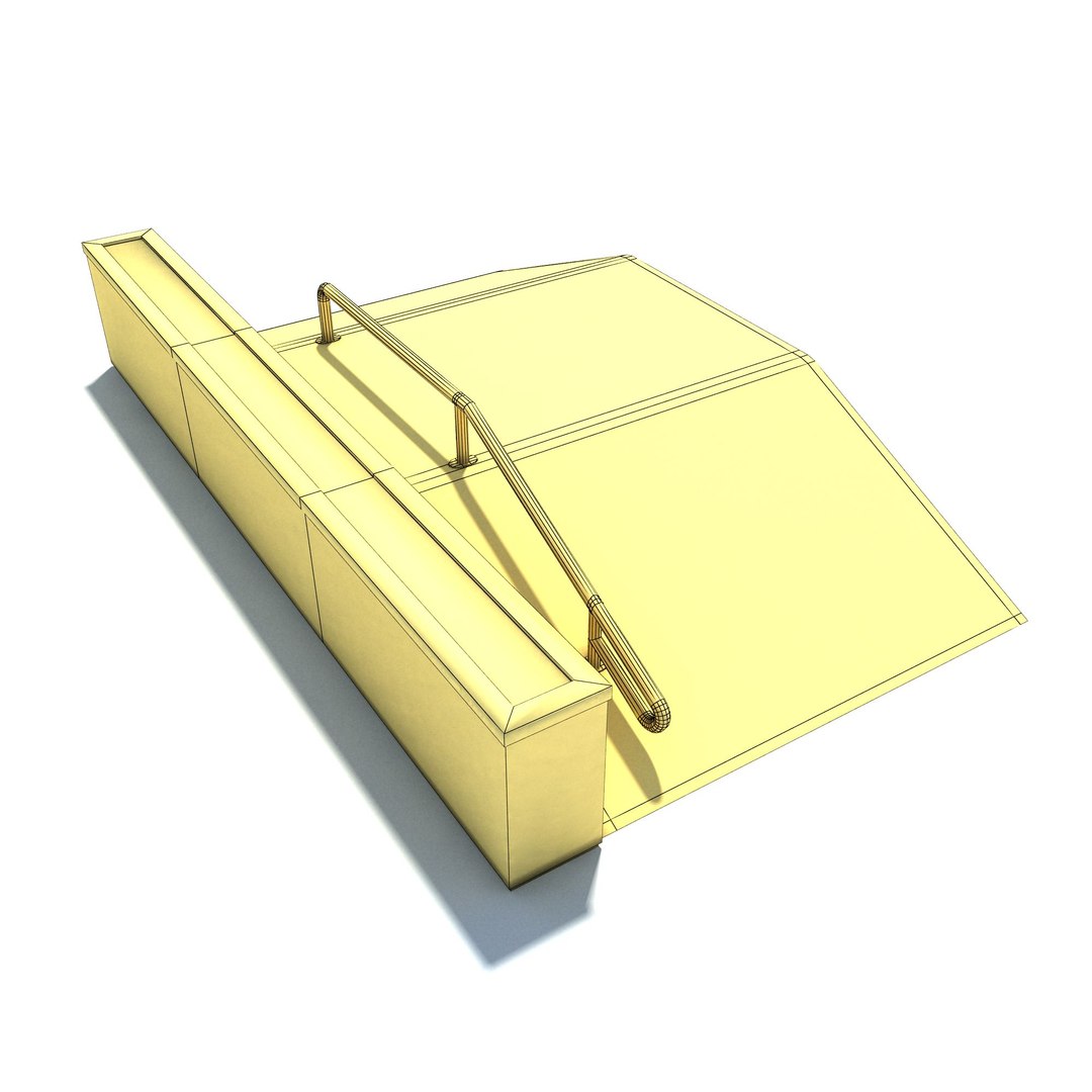 Skate Ramp Pbr 3d Model