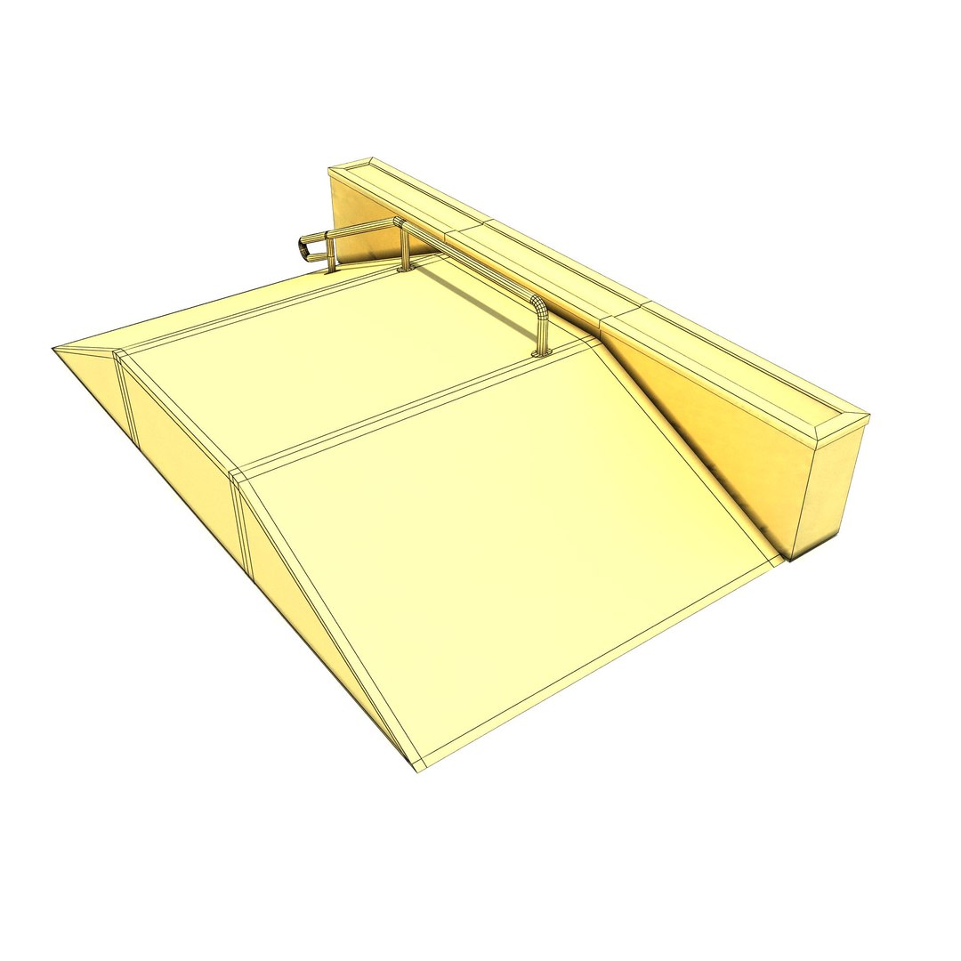 Skate Ramp Pbr 3d Model