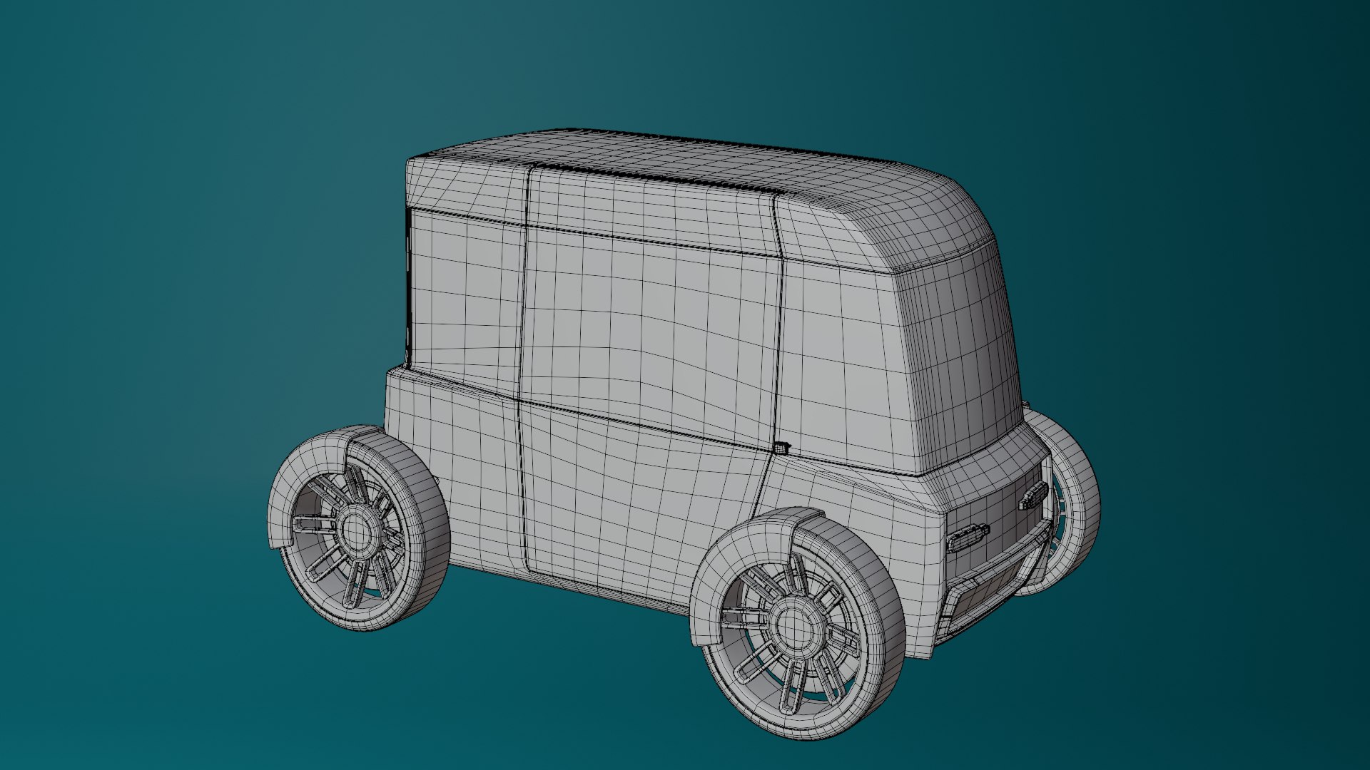 Concept Styled Single Seat Commuter 4 Model - TurboSquid 1786577
