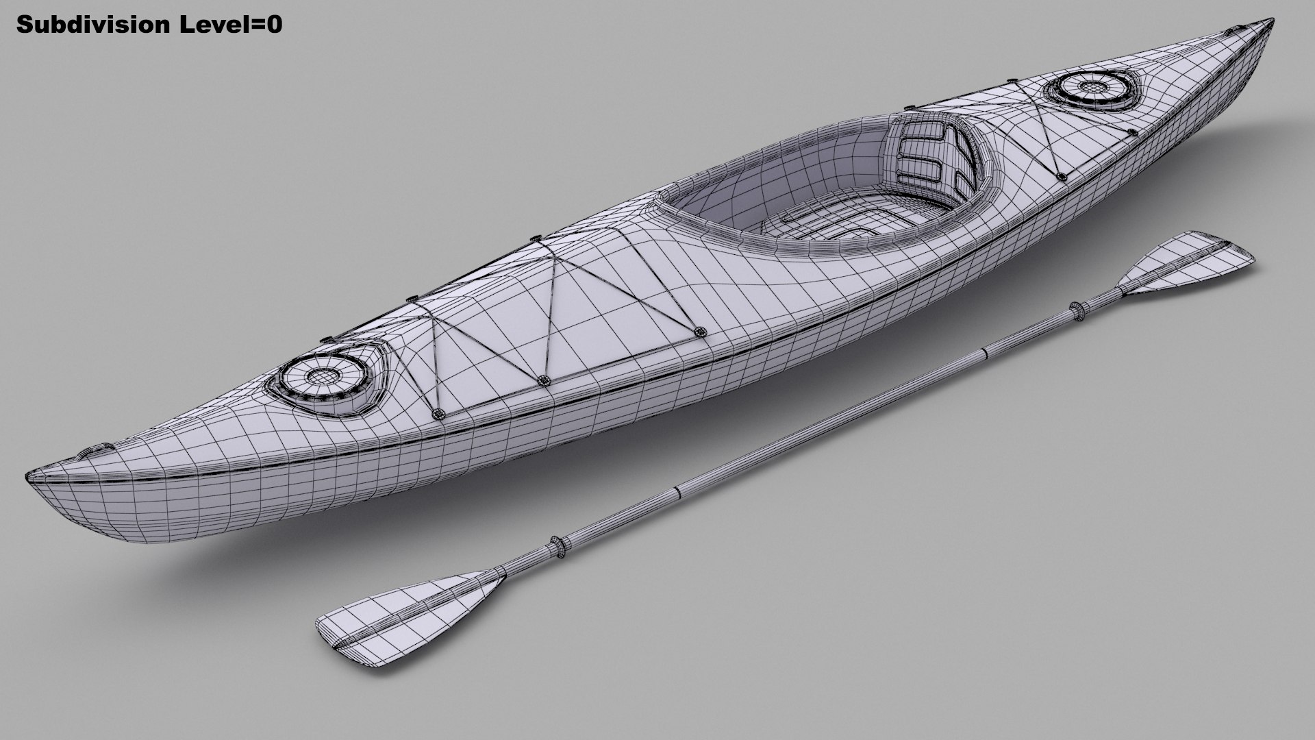 3D Kayak 01 Model - TurboSquid 1910115