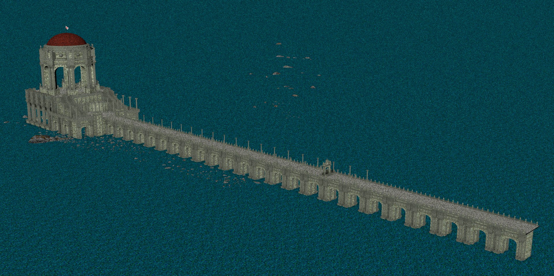 Dome Fantasy Bridge Model - TurboSquid 1473212