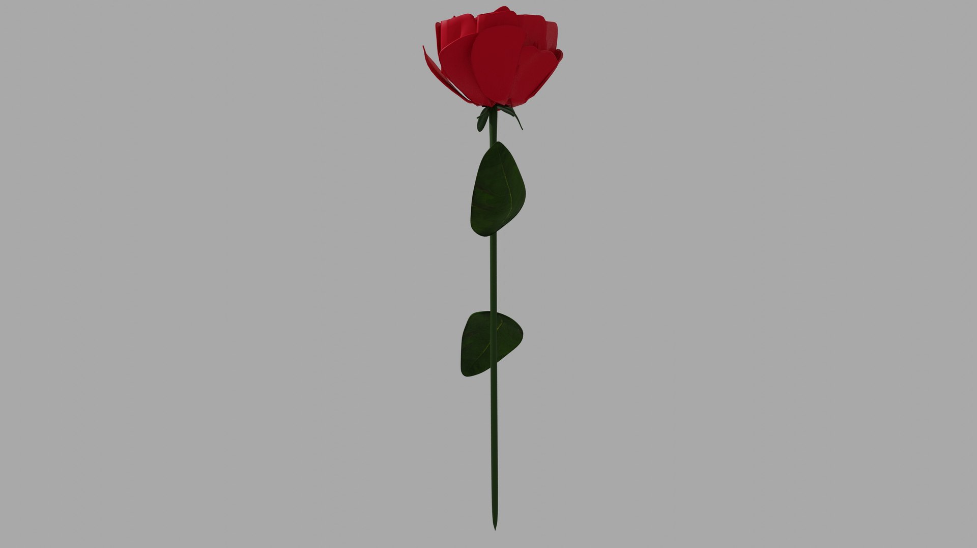 3D Model Rose OBJ - TurboSquid 2100510