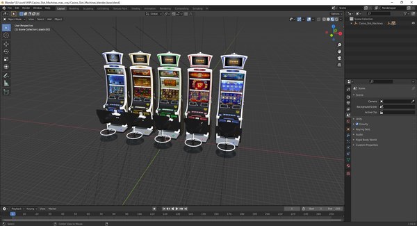3D модель Казино игровые автоматы - TurboSquid 1276501