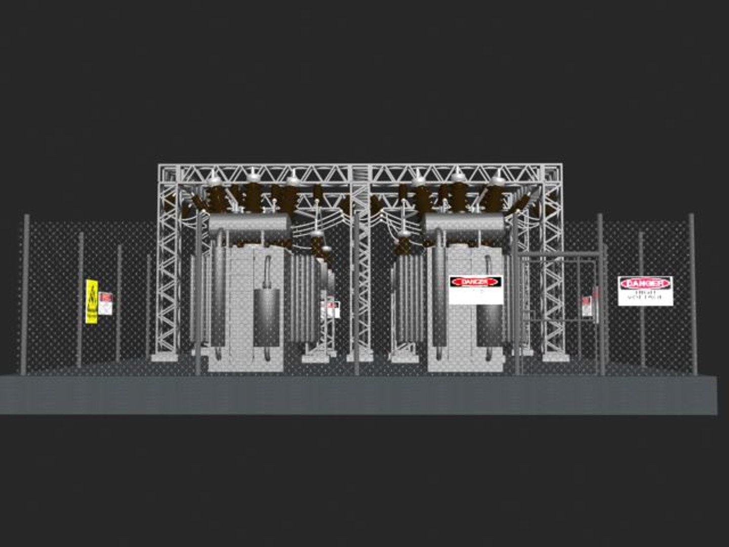 3d Power Substation