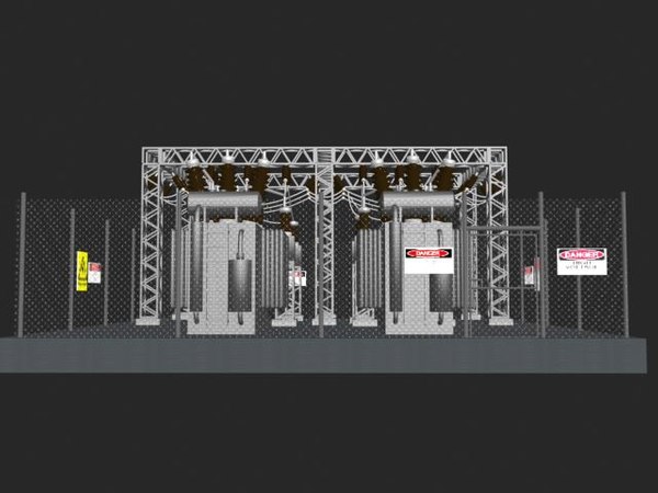 Substation 3D Models for Download | TurboSquid