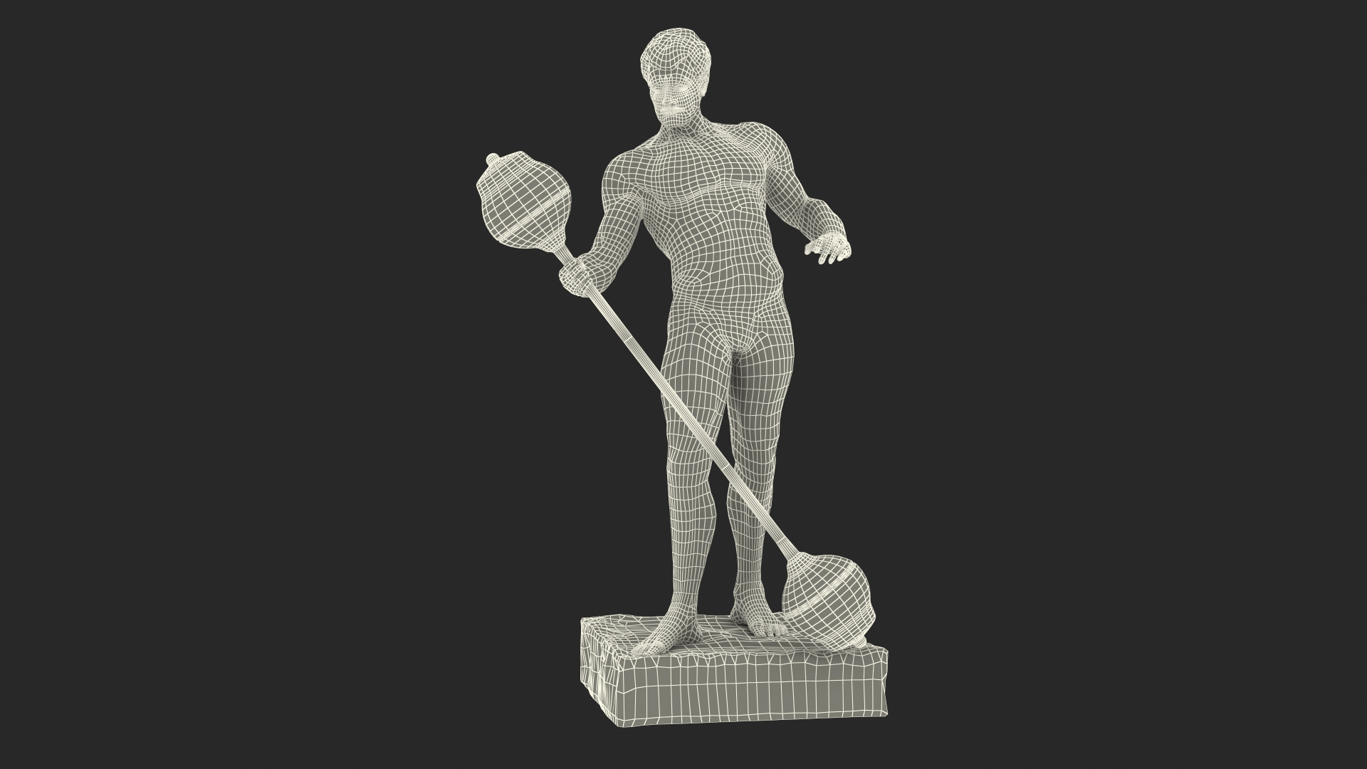 3D Bodybuilding Winner Silver Statue Model - TurboSquid 1832855