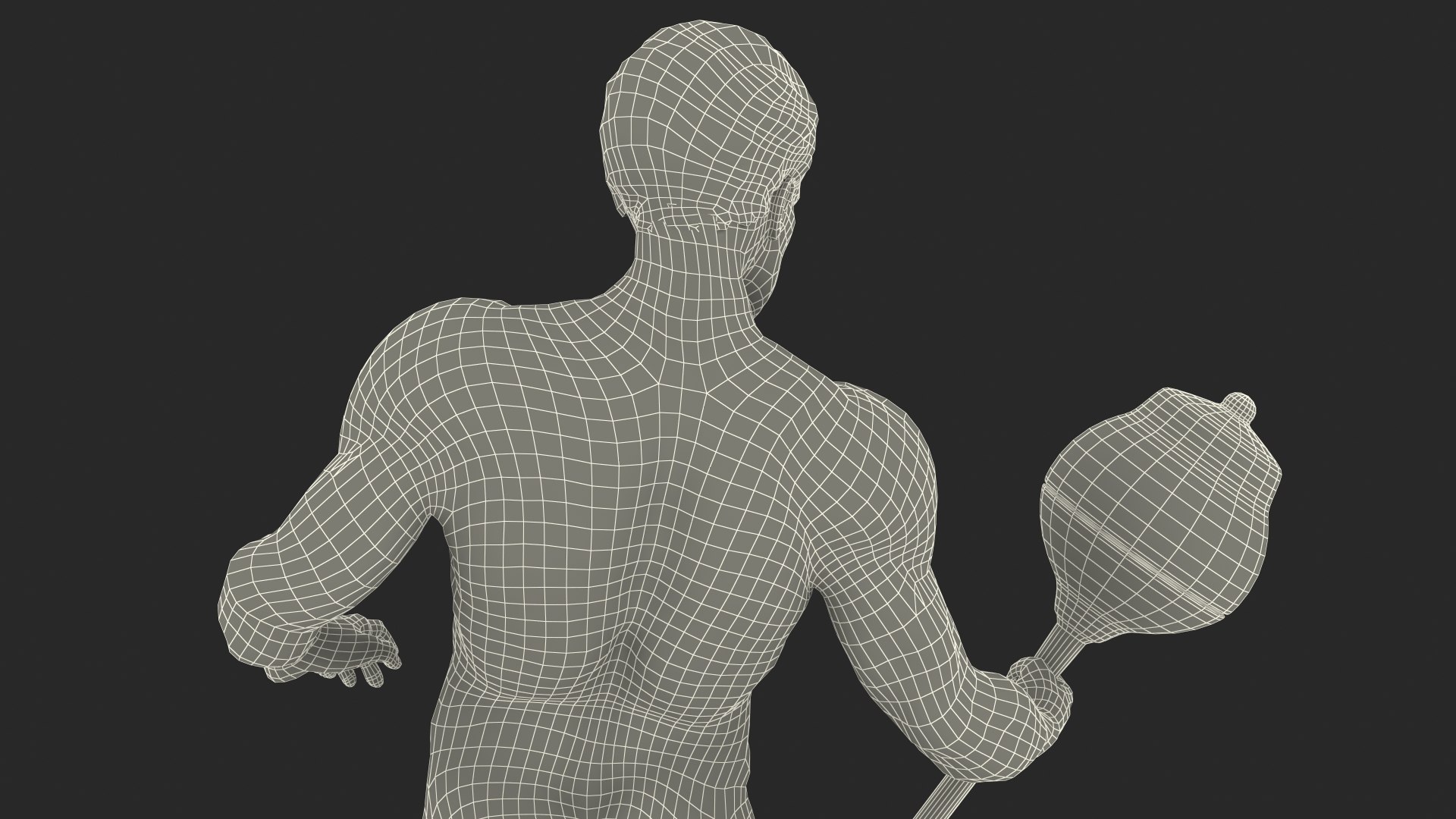 3D Bodybuilding Winner Silver Statue Model - TurboSquid 1832855