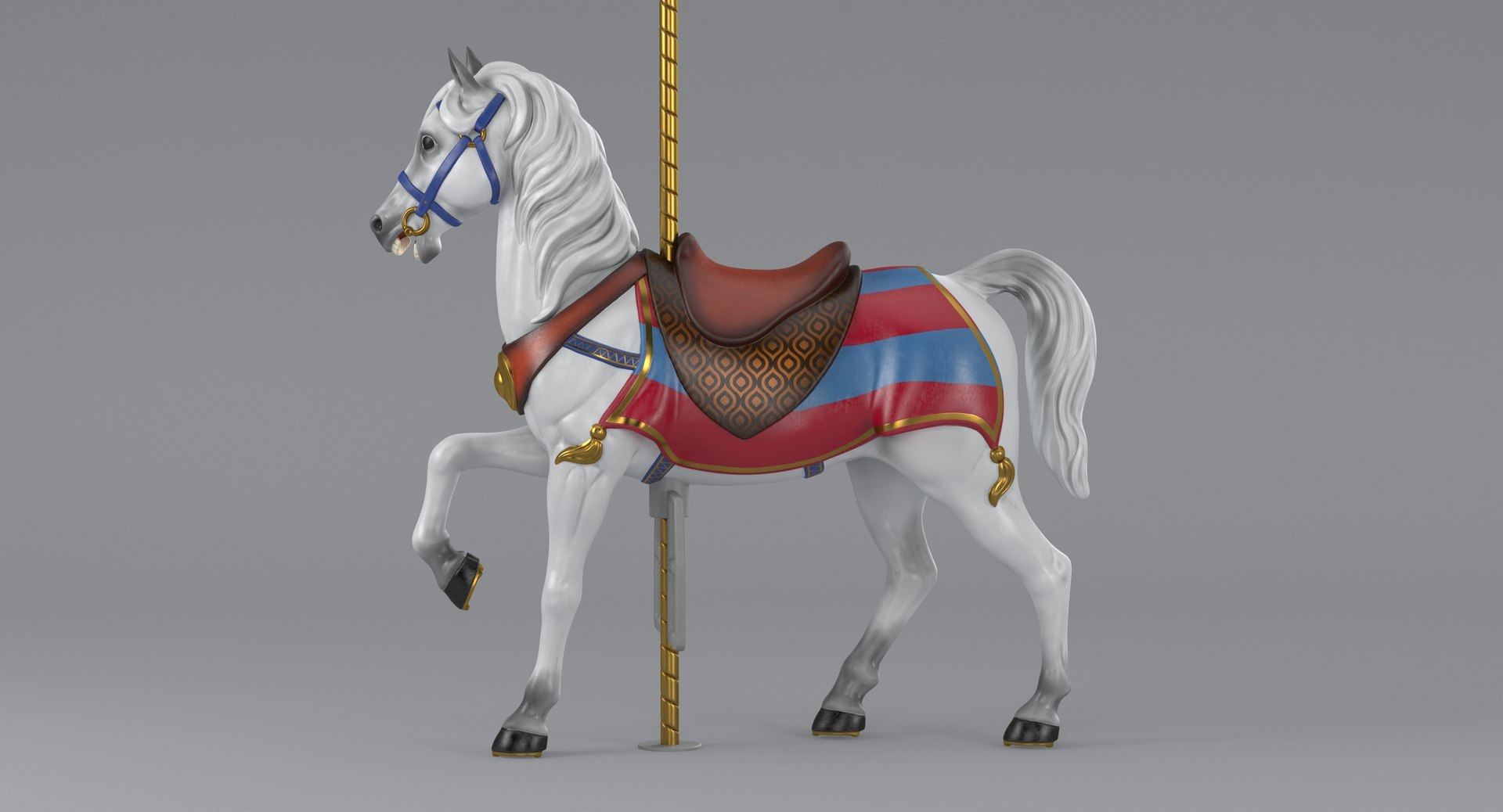 Carousel Horse Model - TurboSquid 1347536