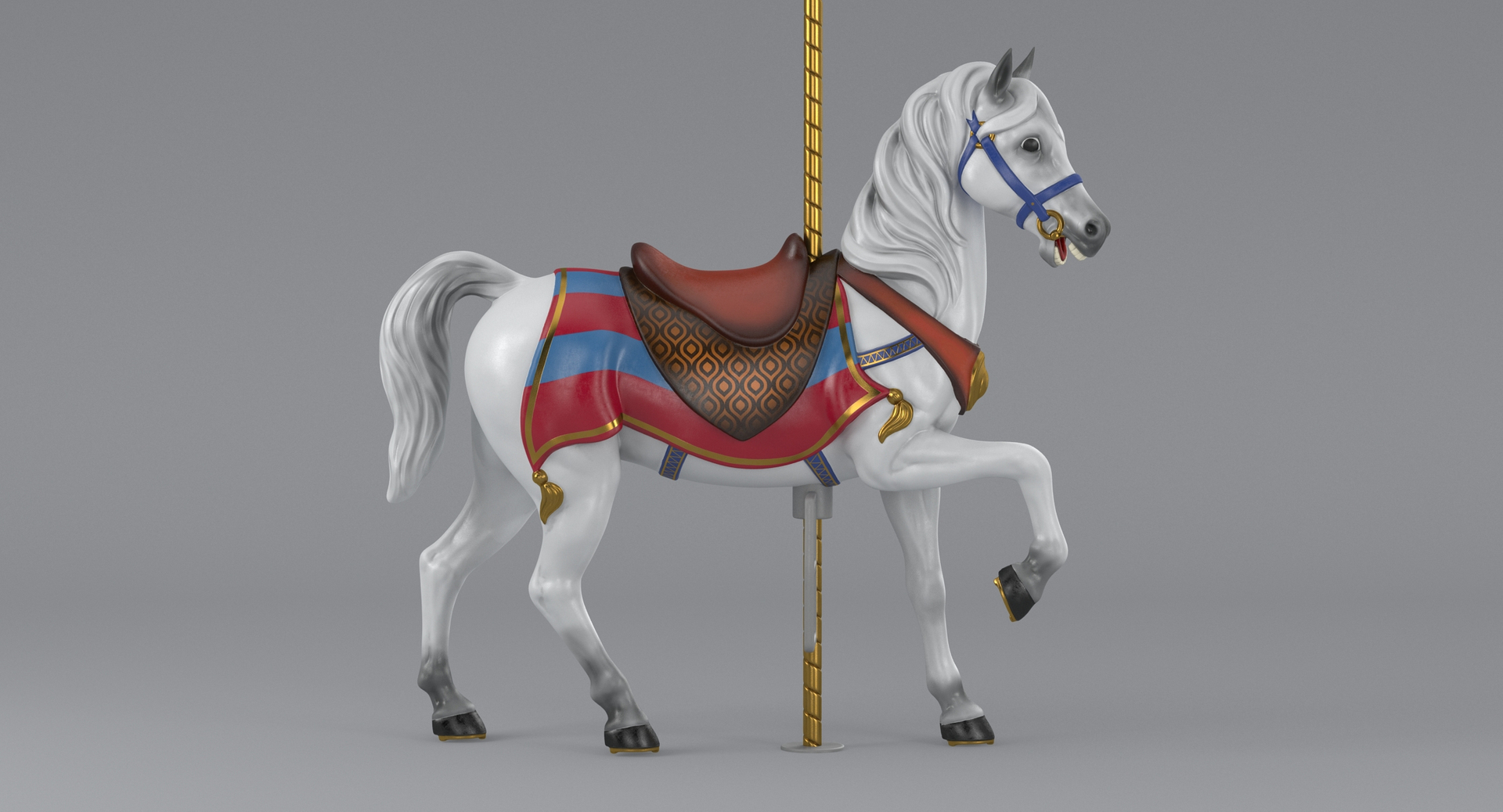 Carousel Horse Model - TurboSquid 1347536