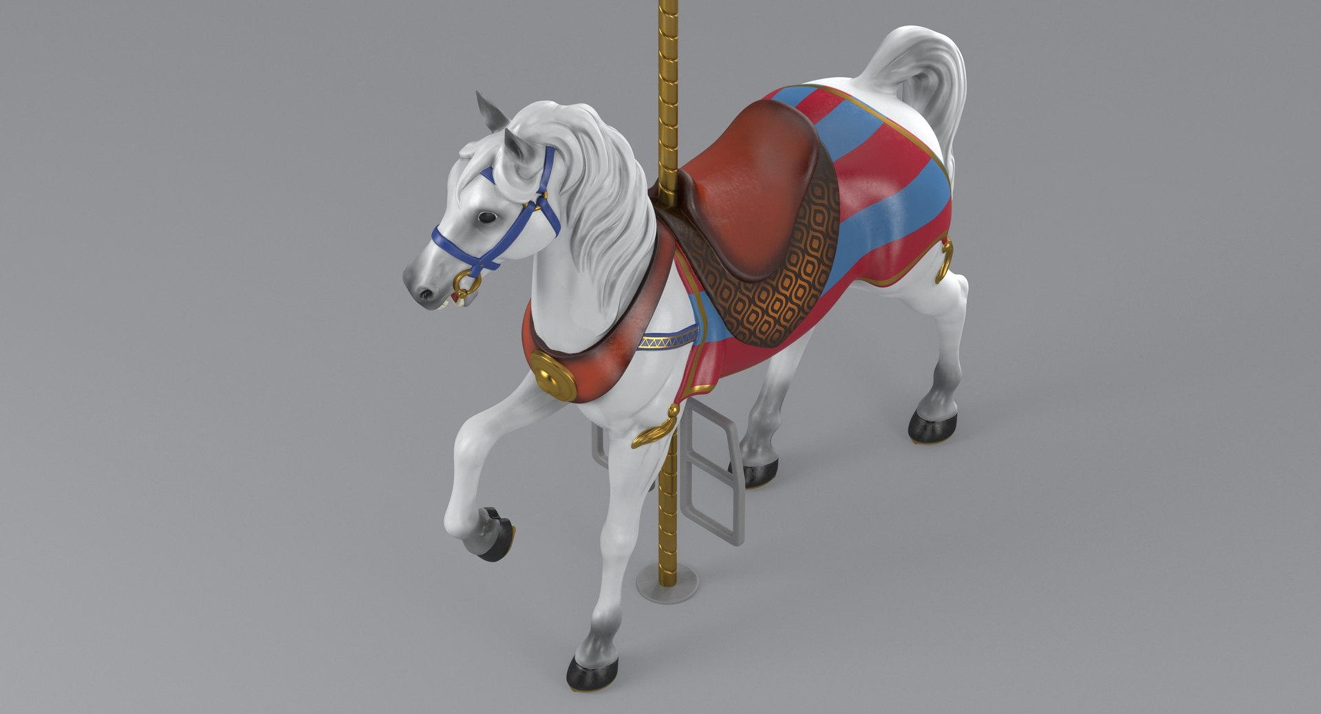 Carousel Horse Model - TurboSquid 1347536