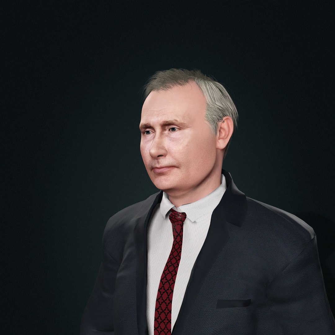 Vladimir Putin 3D Model - Hyper Realistic - Low Poly 3D Model ...