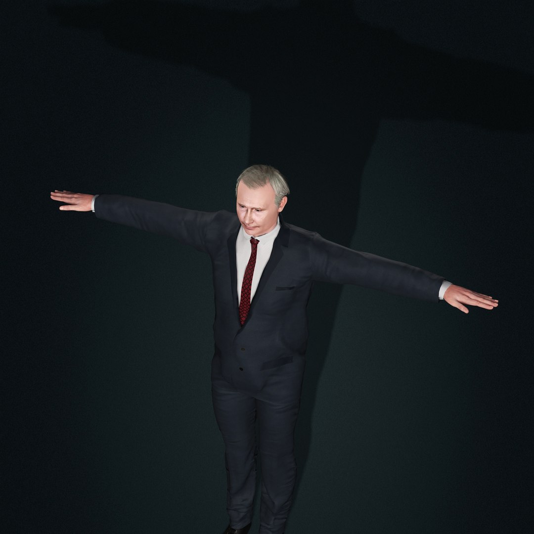 Vladimir Putin 3D Model - Hyper Realistic - Low Poly 3D Model ...