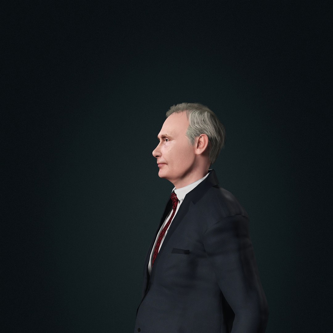 Vladimir Putin 3D Model - Hyper Realistic - Low Poly 3D Model ...