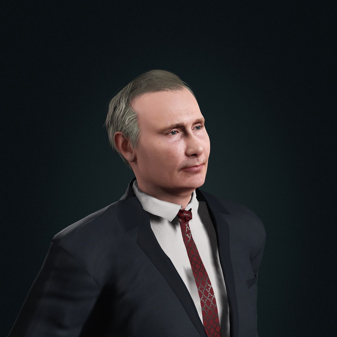Vladimir Putin 3D Model - Hyper Realistic - Low Poly 3D Model ...
