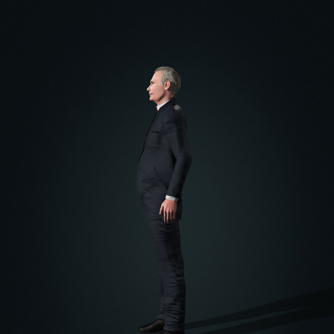 Vladimir Putin 3D Model - Hyper Realistic - Low Poly 3D Model ...