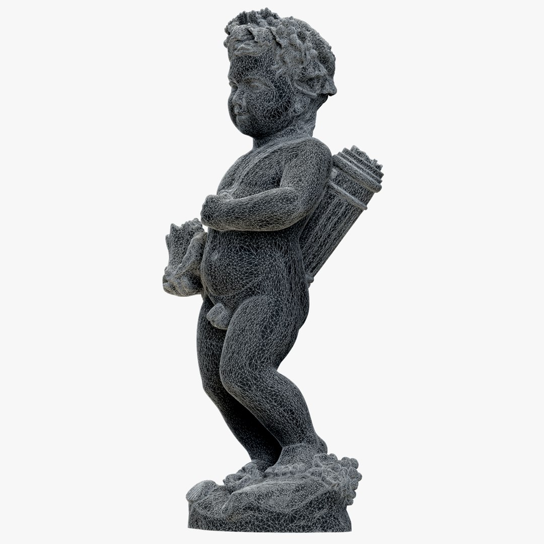 3d Model Cupid Cast