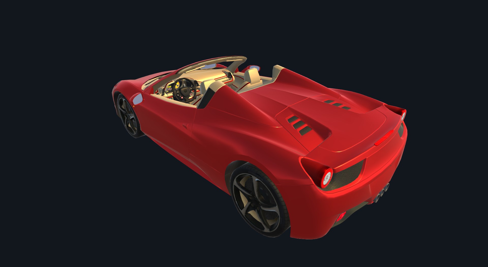 Realistic Car Interior Ready 3D Model - TurboSquid 1362068