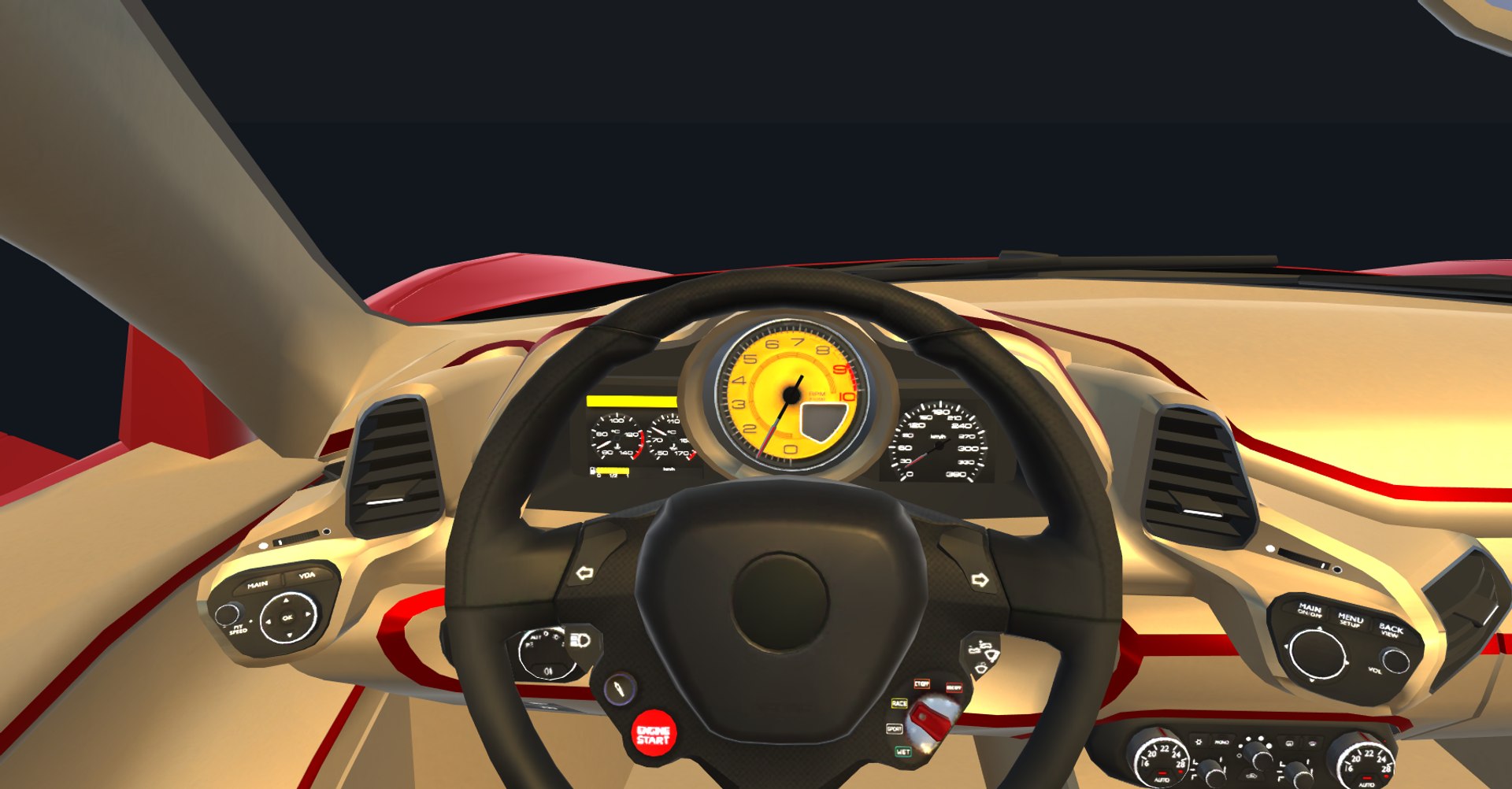 Realistic Car Interior Ready 3D Model - TurboSquid 1362068