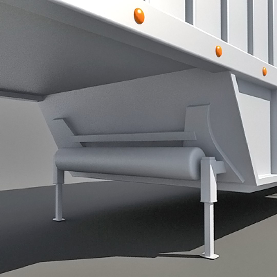 3d Dump Trailer 2 Model