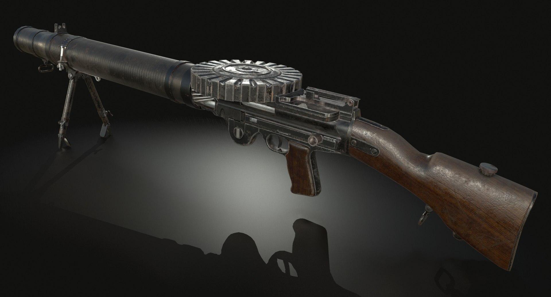 Lewis Gun 3D Model - TurboSquid 1382720