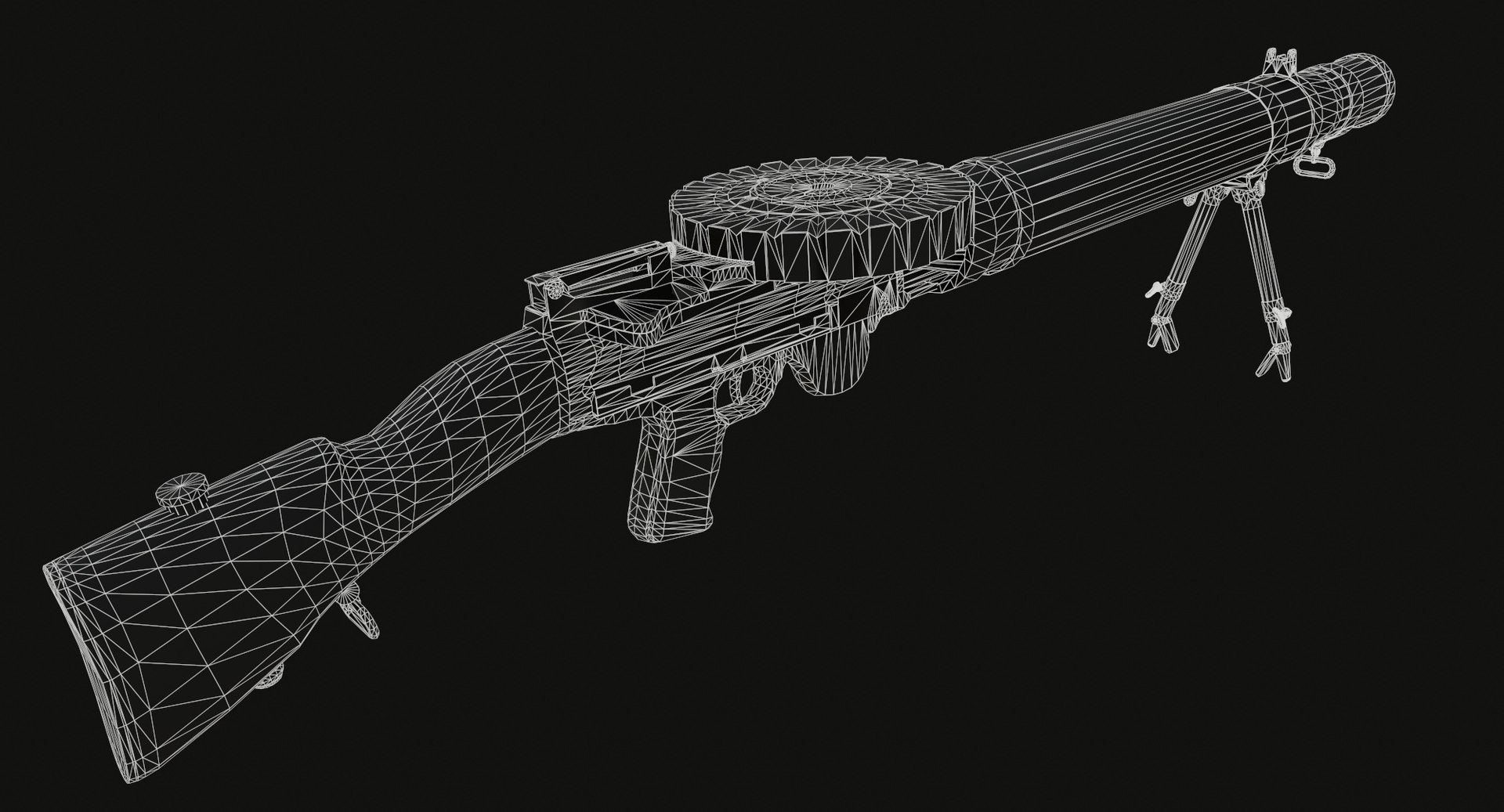 Lewis Gun 3D Model - TurboSquid 1382720