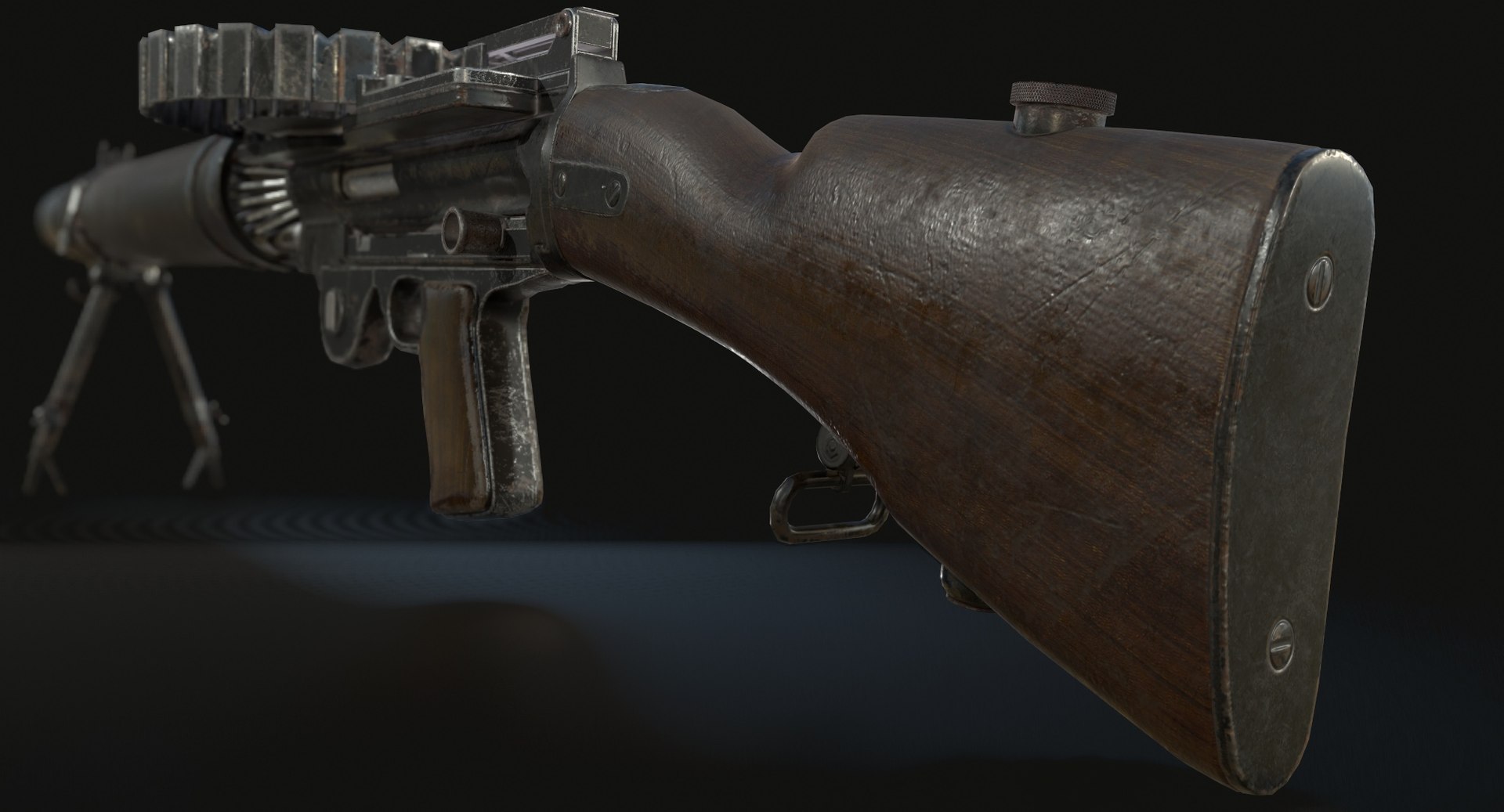 Lewis Gun 3D Model - TurboSquid 1382720