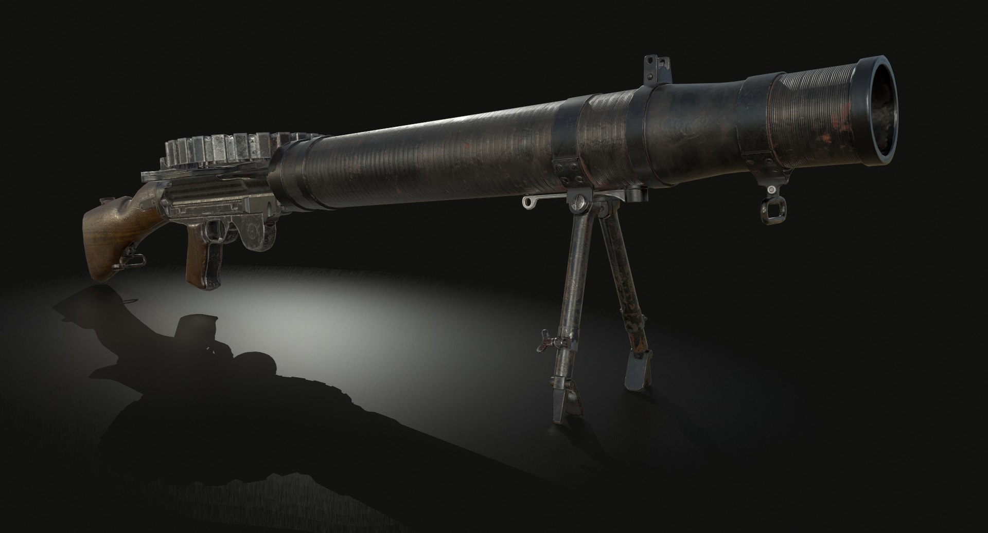 Lewis gun 3D model - TurboSquid 1382720