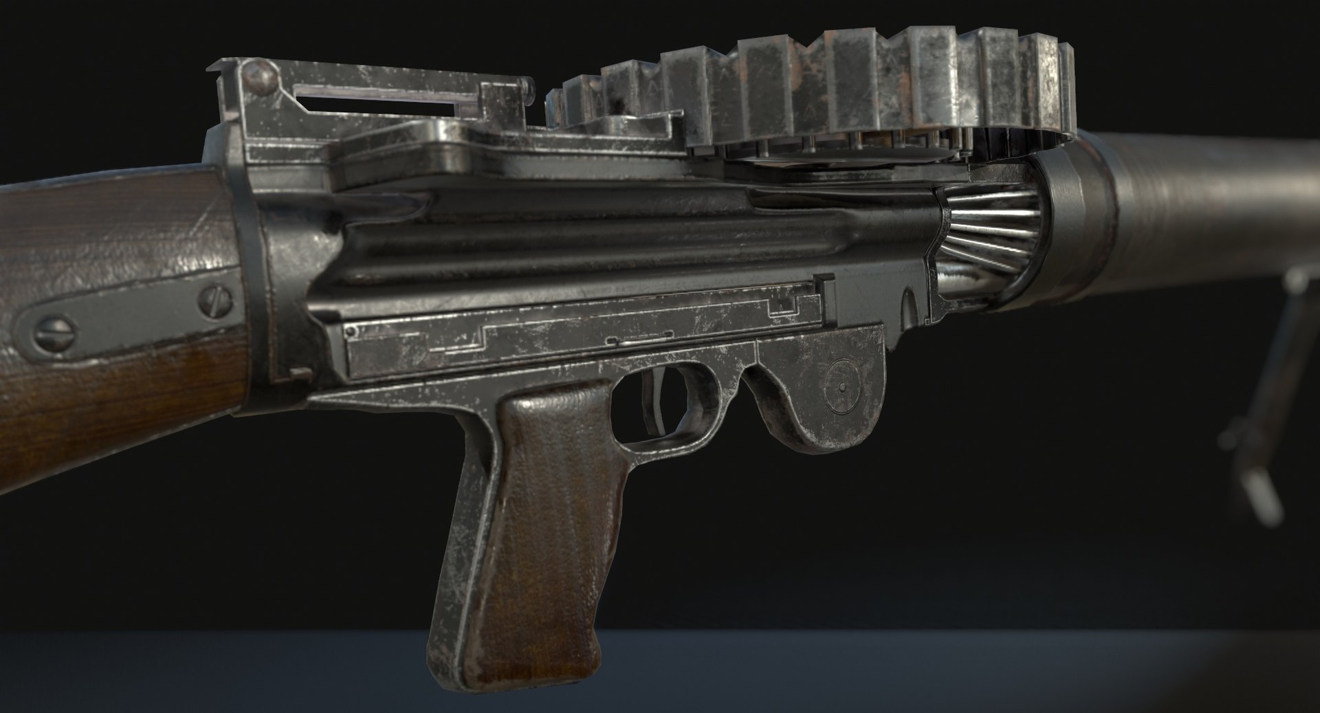 Lewis Gun 3D Model - TurboSquid 1382720