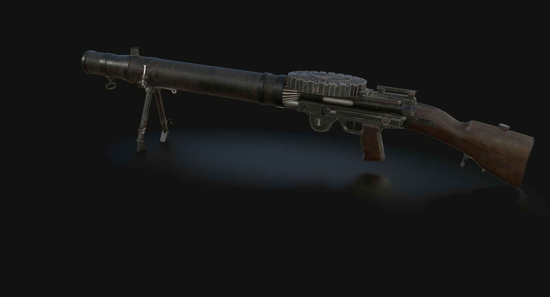 Lewis Gun 3D Model - TurboSquid 1382720