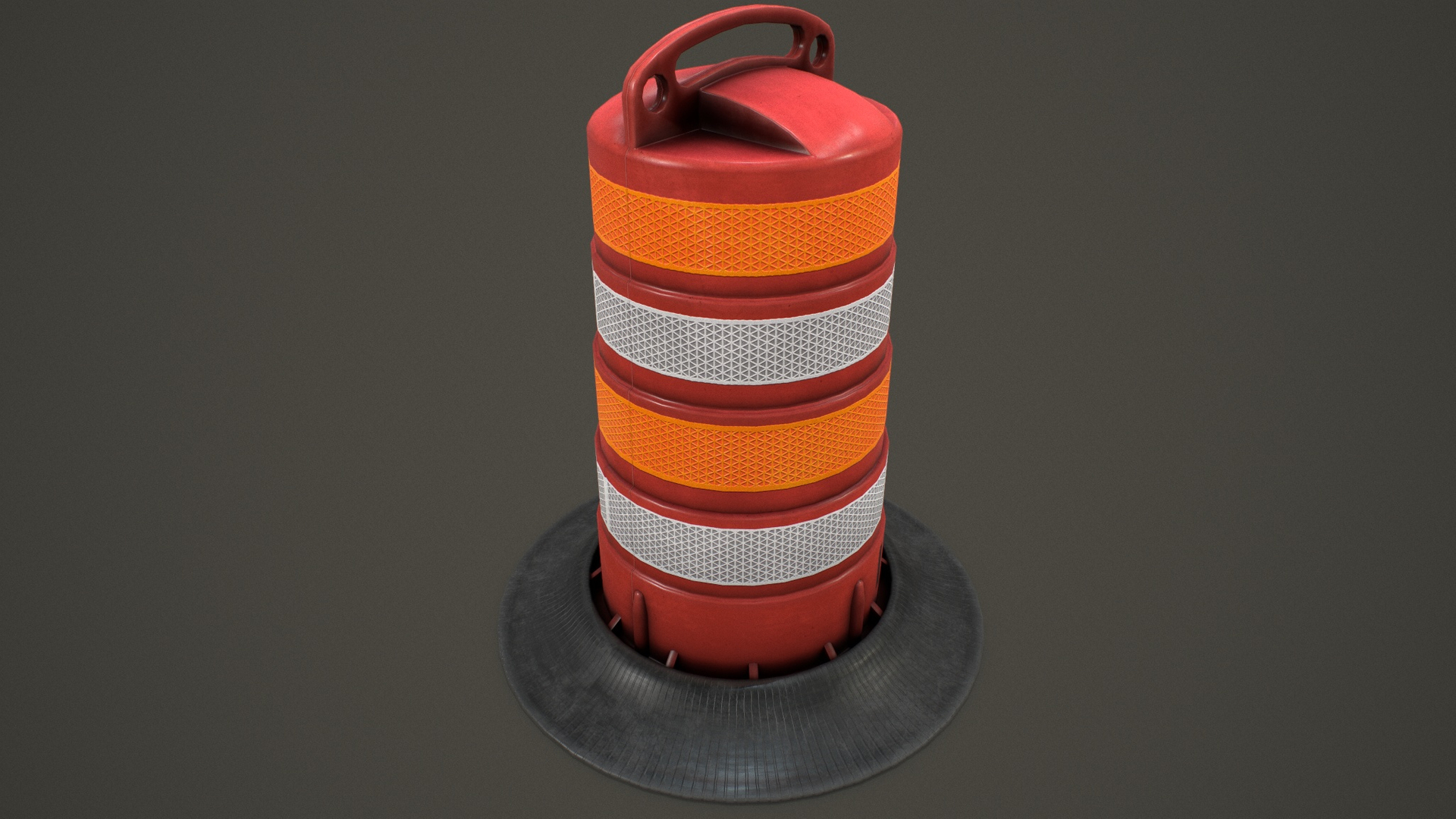 3D Traffic Road Barrel - TurboSquid 1649212