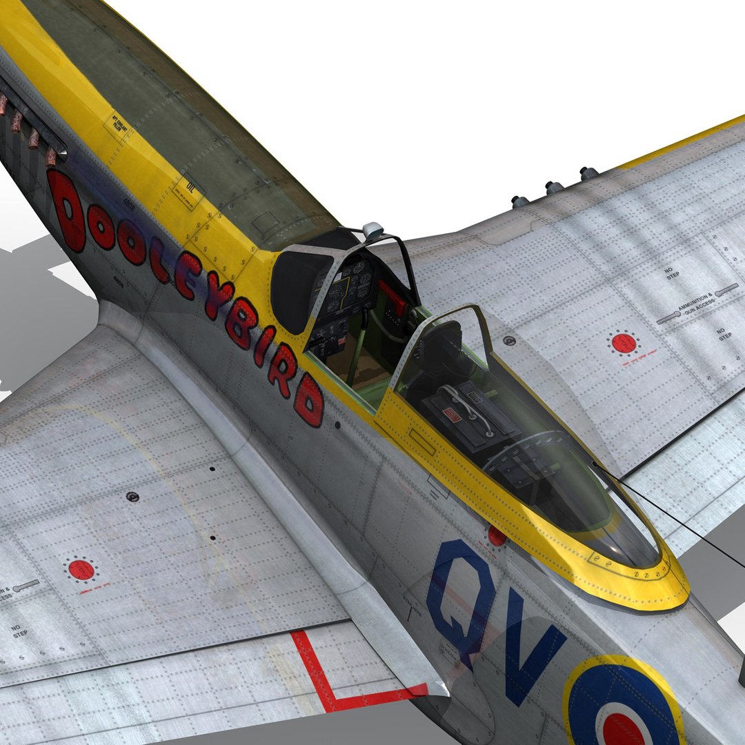 North American Mustang Mk Iv 3d Obj