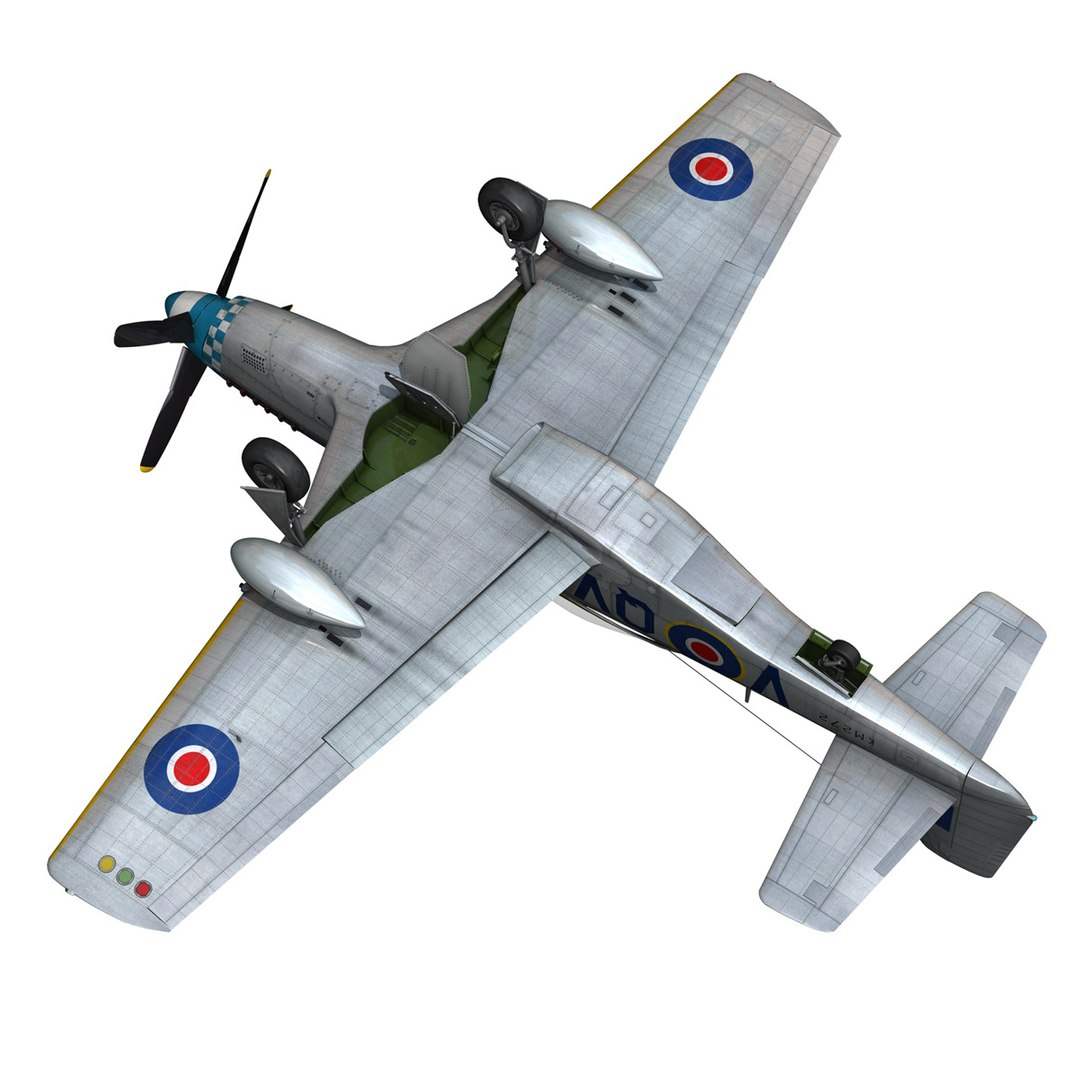 North American Mustang Mk Iv 3d Obj
