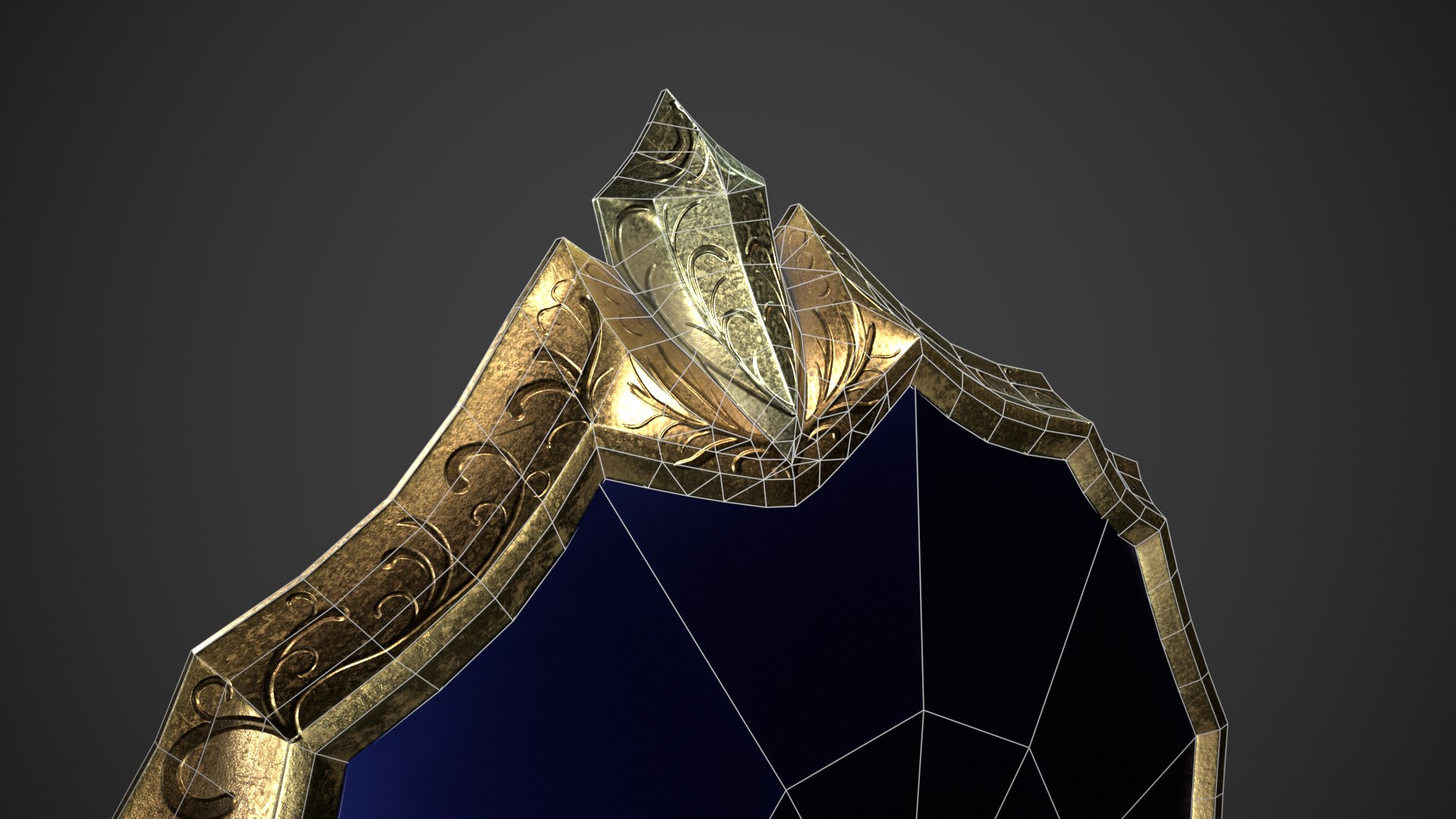 3D Fantasy Crystal Shield - TurboSquid 2133371