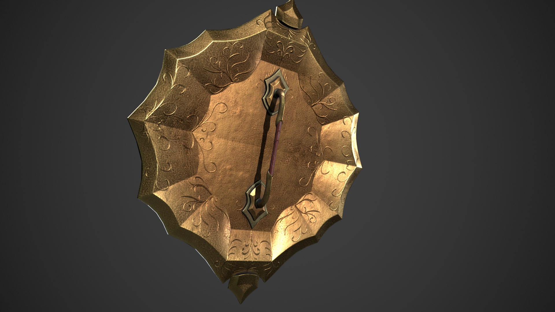 3D Fantasy Crystal Shield - TurboSquid 2133371