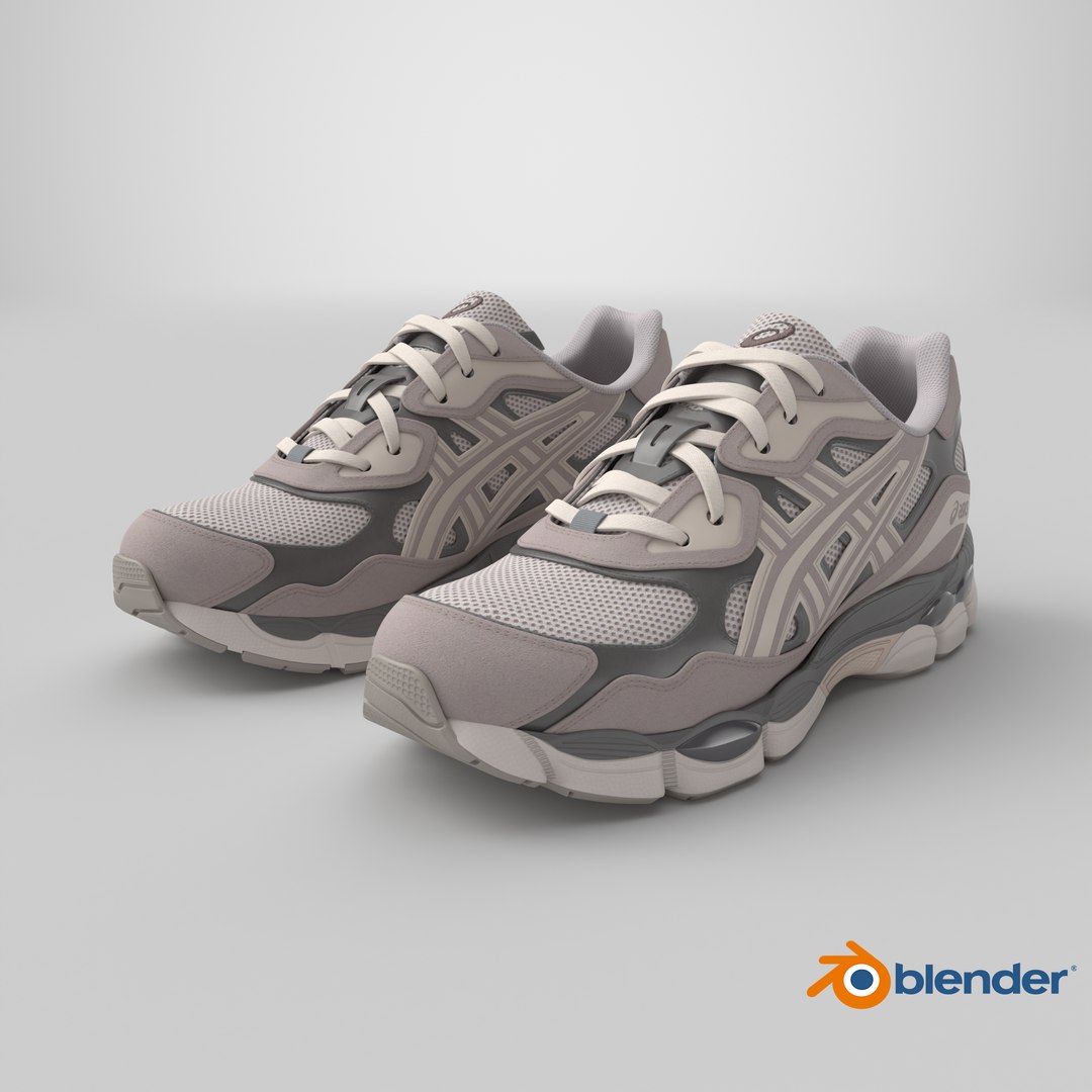 3D Asics GEL-NYC - TurboSquid 2294596