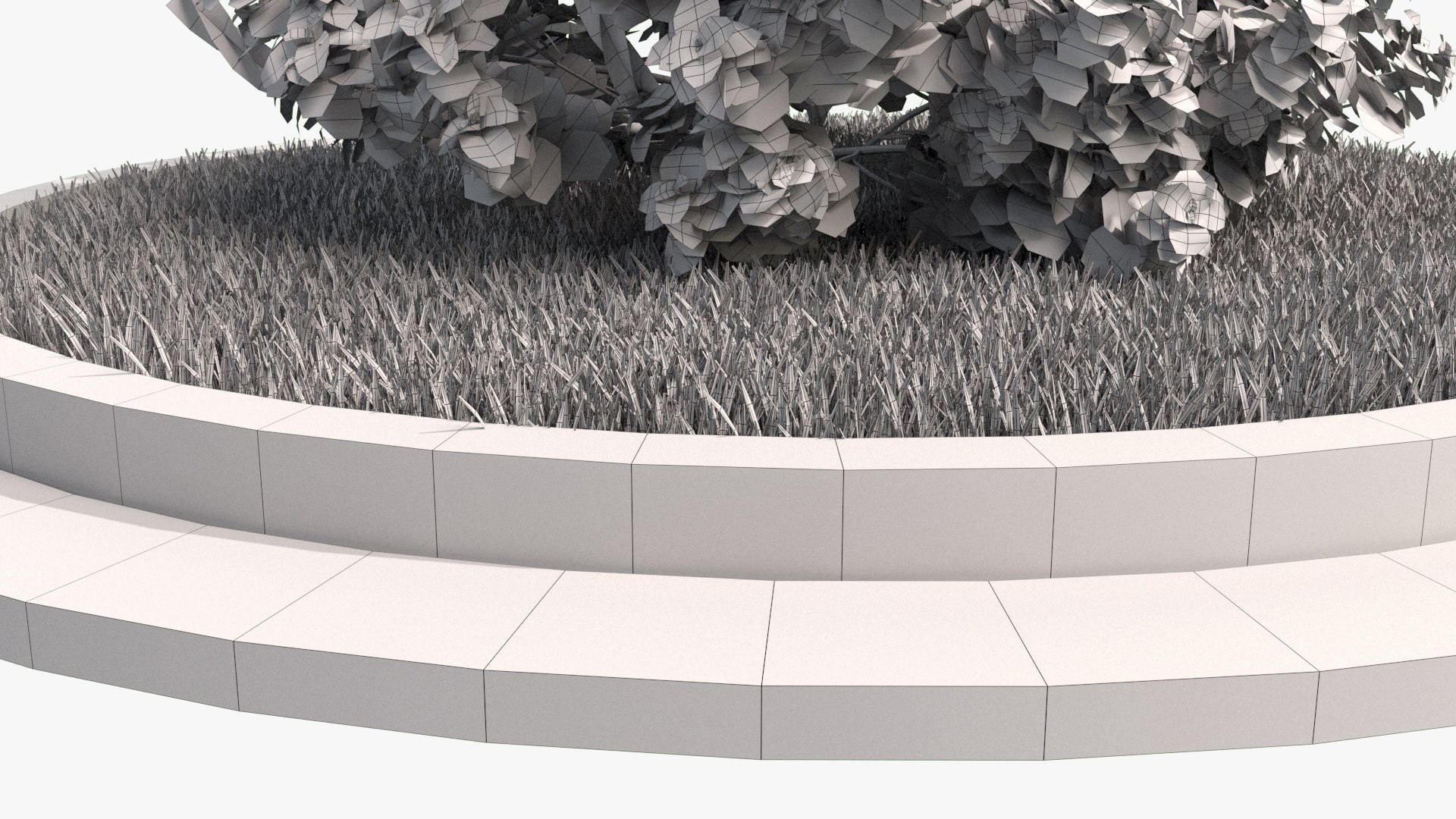 Plectranthus Scutellarioides Plant Bush 01 With Grass And Brick PBR 3D ...