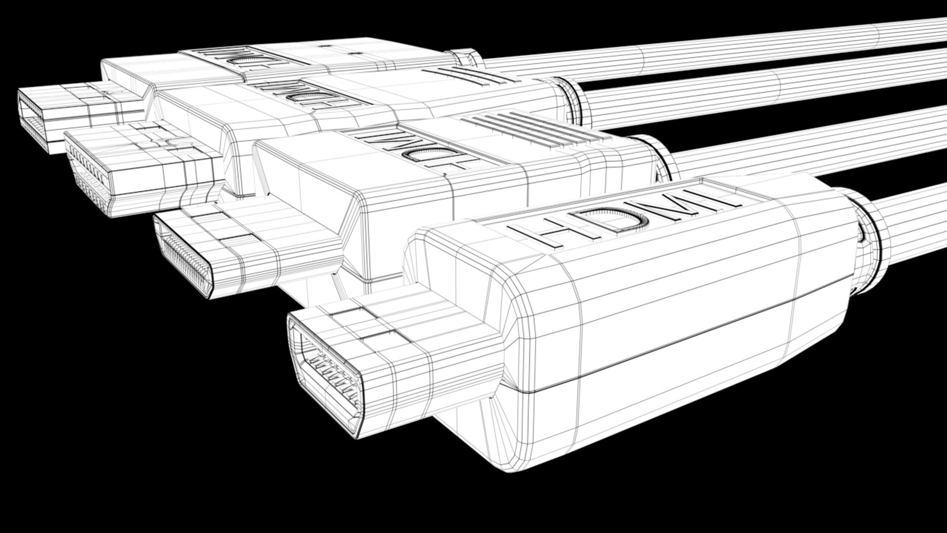 3D Pack Hdmi Model - TurboSquid 1487286