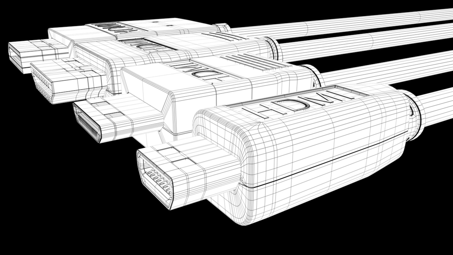 3D Pack Hdmi Model - TurboSquid 1487286