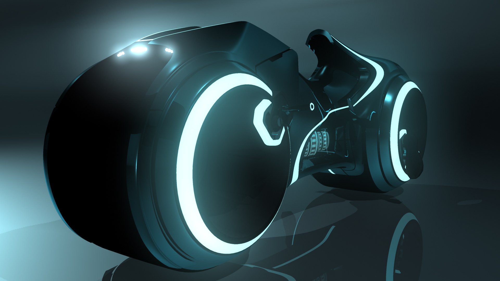 Tron Light Cycle 3d Fbx