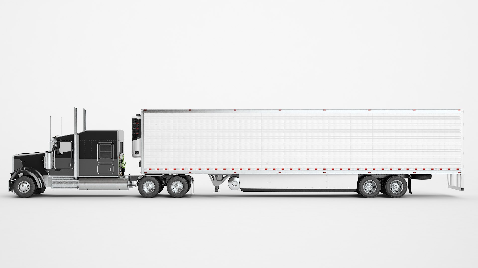 Generic Semi Truck Trailer 08 3D model - TurboSquid 2141555