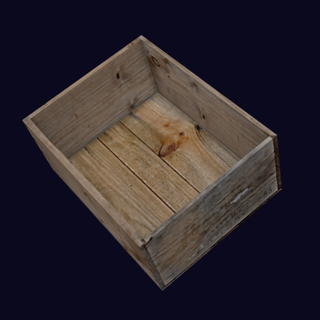 Wine Box 3d Obj