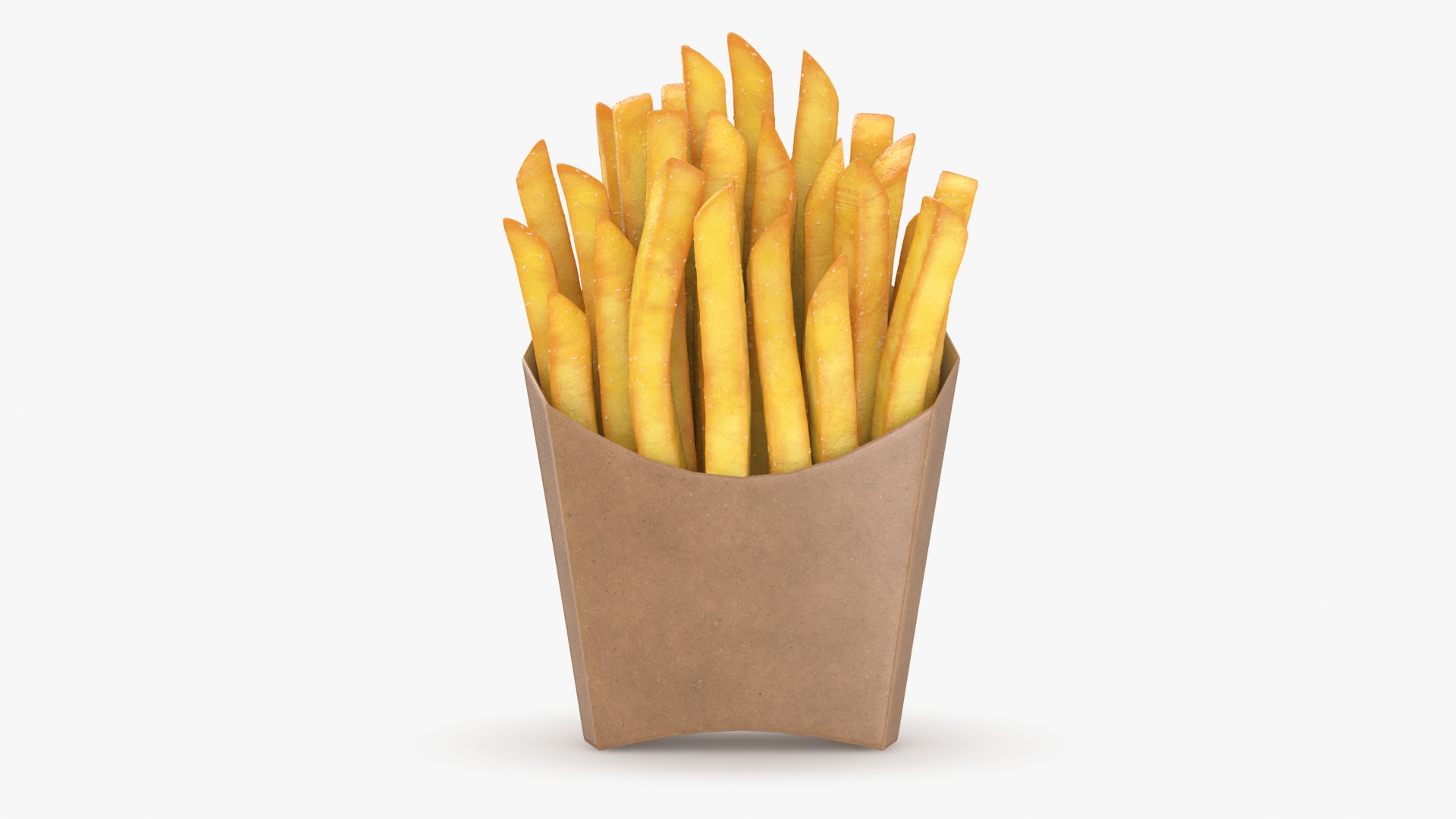 French Fries Box 3D Model - TurboSquid 2148261