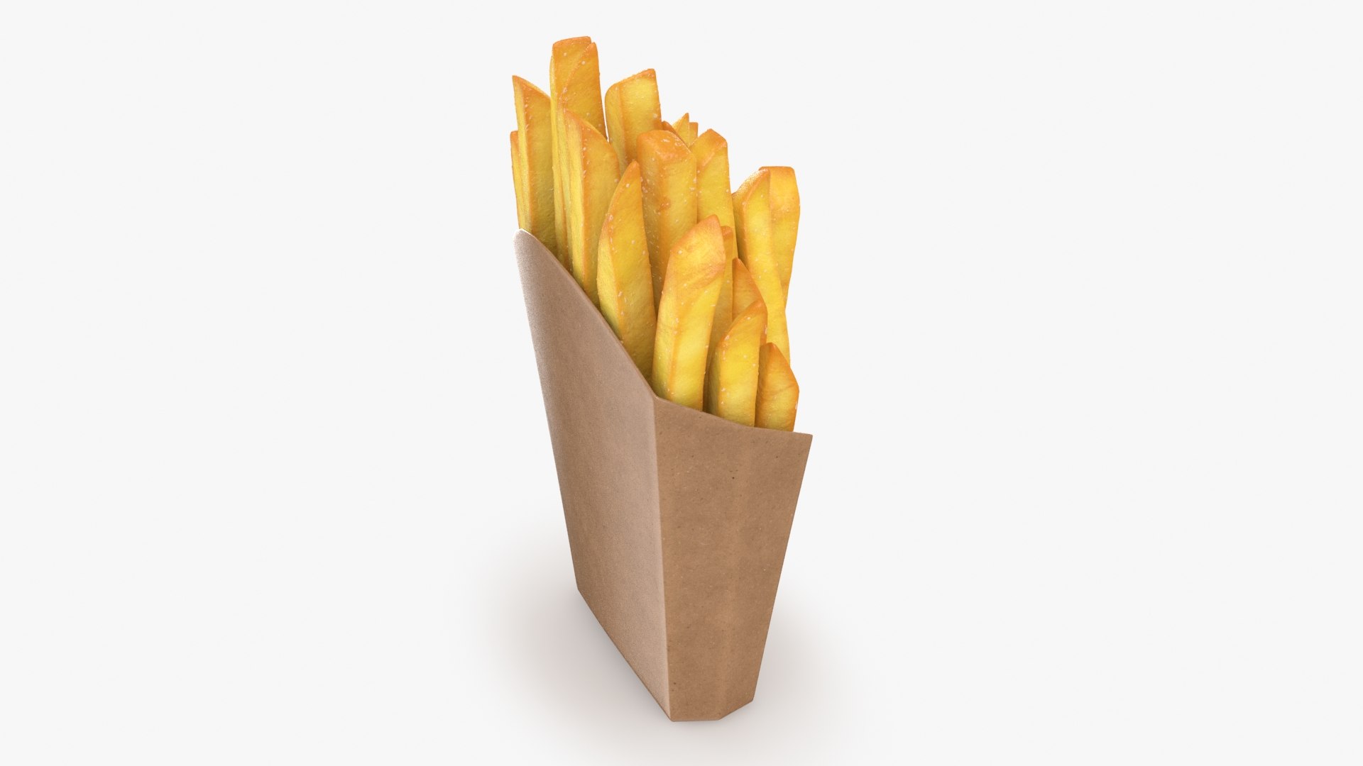 French Fries Box 3D Model - TurboSquid 2148261