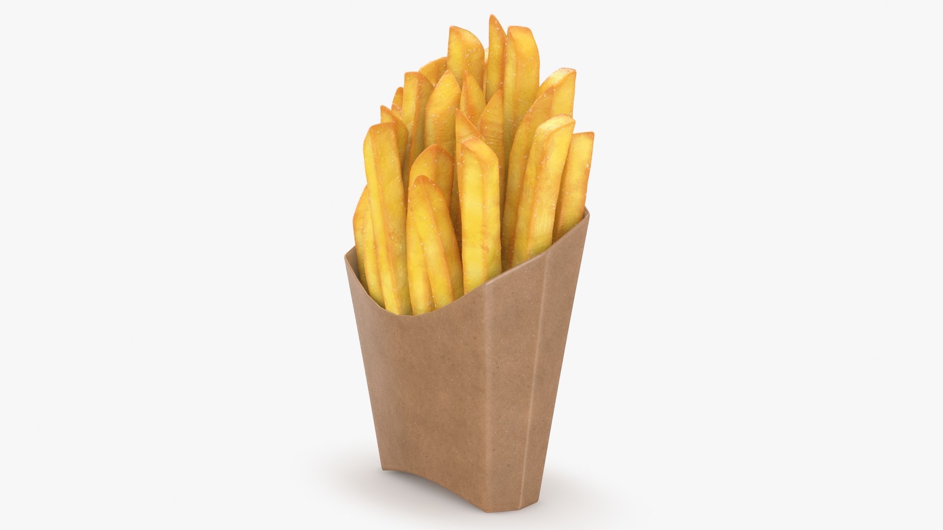 French Fries Box 3D model - TurboSquid 2148261